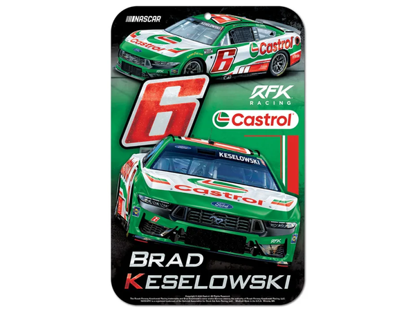 Brad Keselowski 2026 Castrol 11x17 Sign - RFKshop