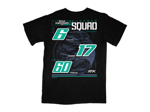 RFK Racing 2025 BuildSubmarines.com Surface Squad T-Shirt - RFKshop